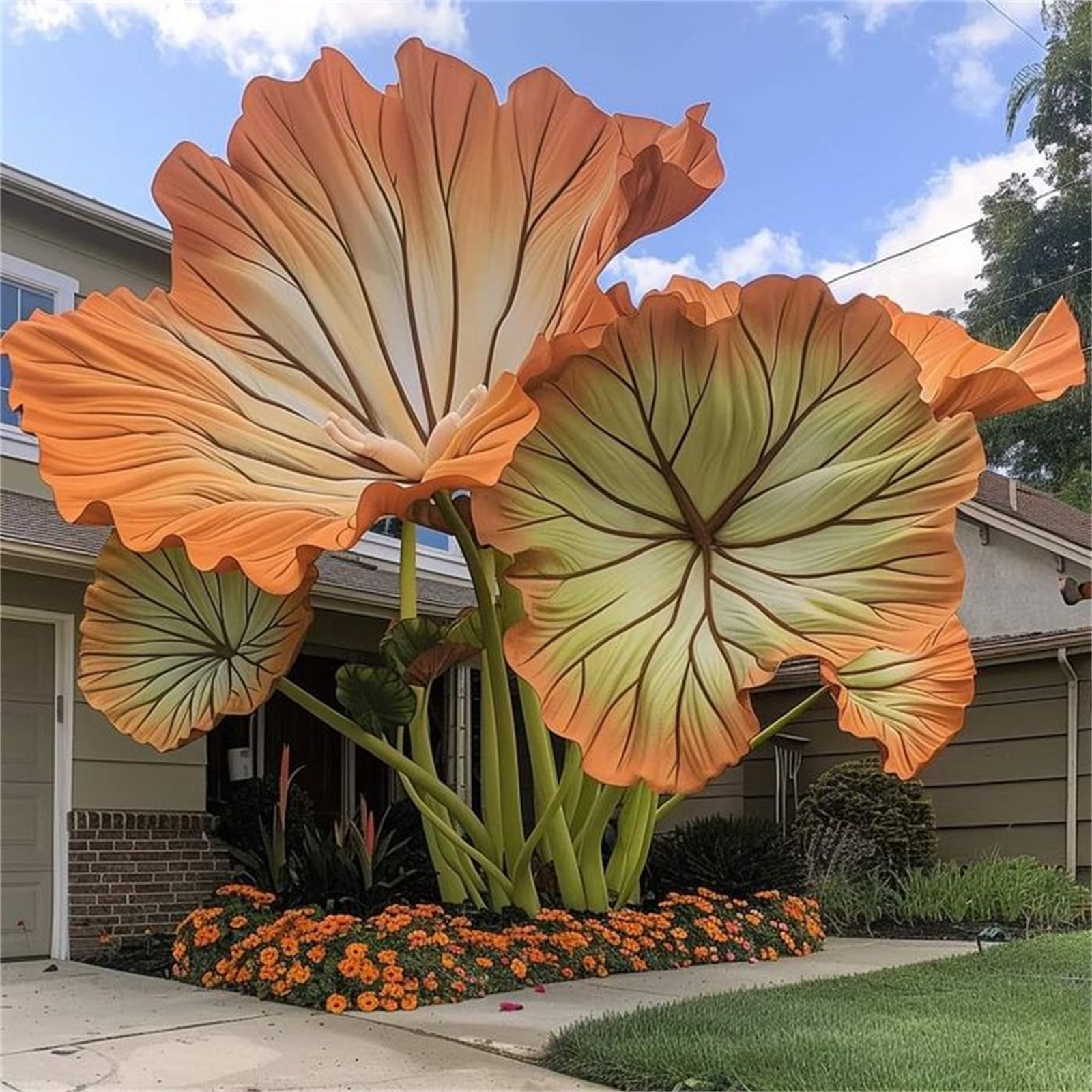 Blue Elephant Ear for Planting-(Non-Artificial)-Effortless to Raise ...