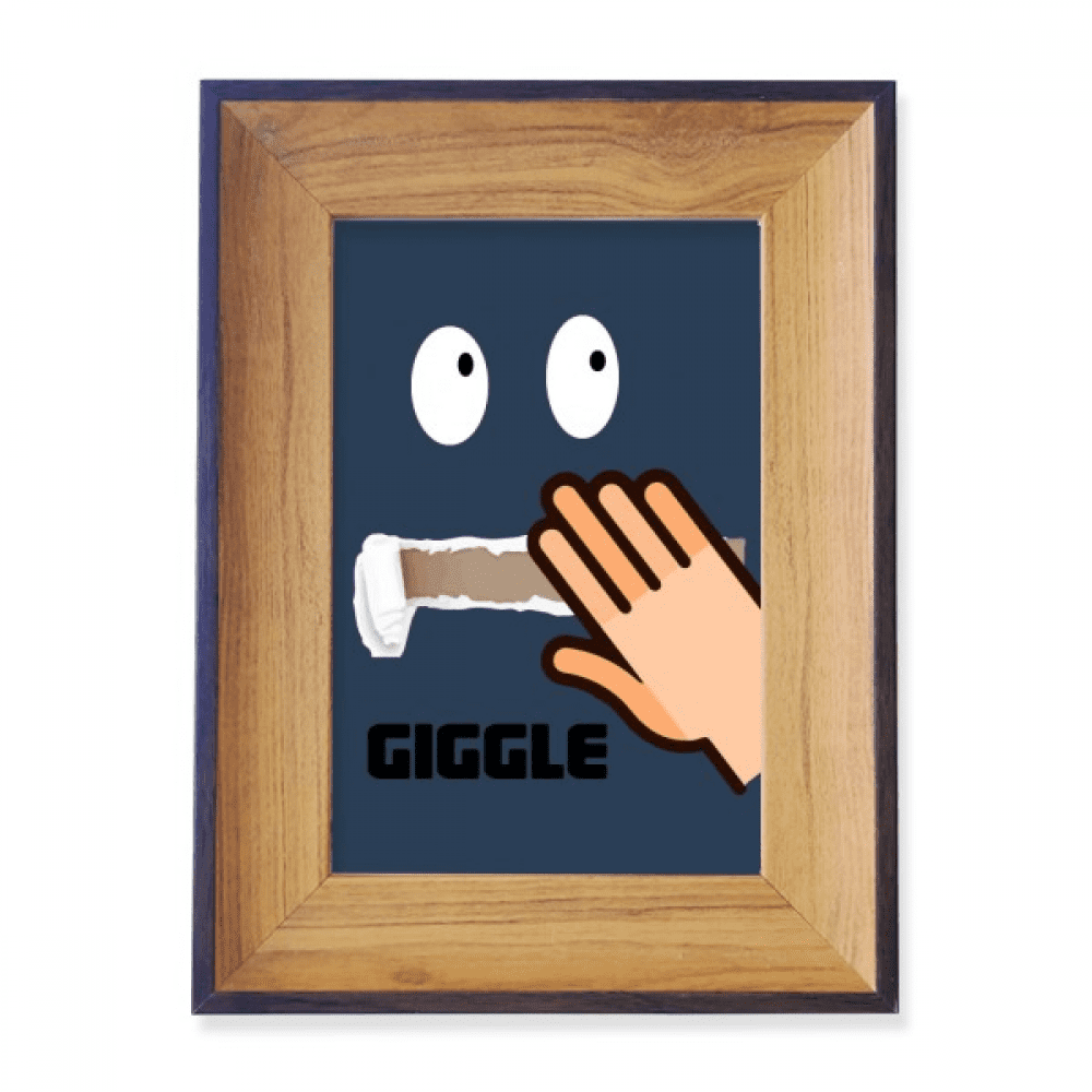 Blue Emotion Giggle Hand Cover Photo Frame Exhibition Display Art ...