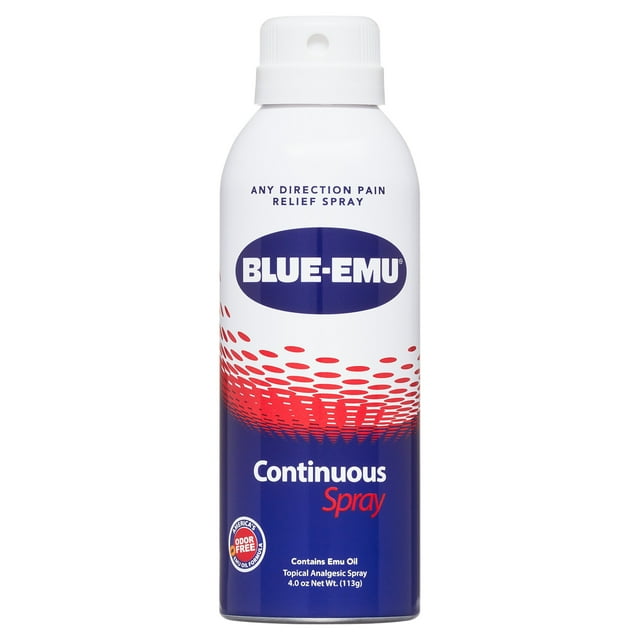 Blue-Emu Continuous Pain Relief Spray, OTC Back, Muscle & Joint Pain ...