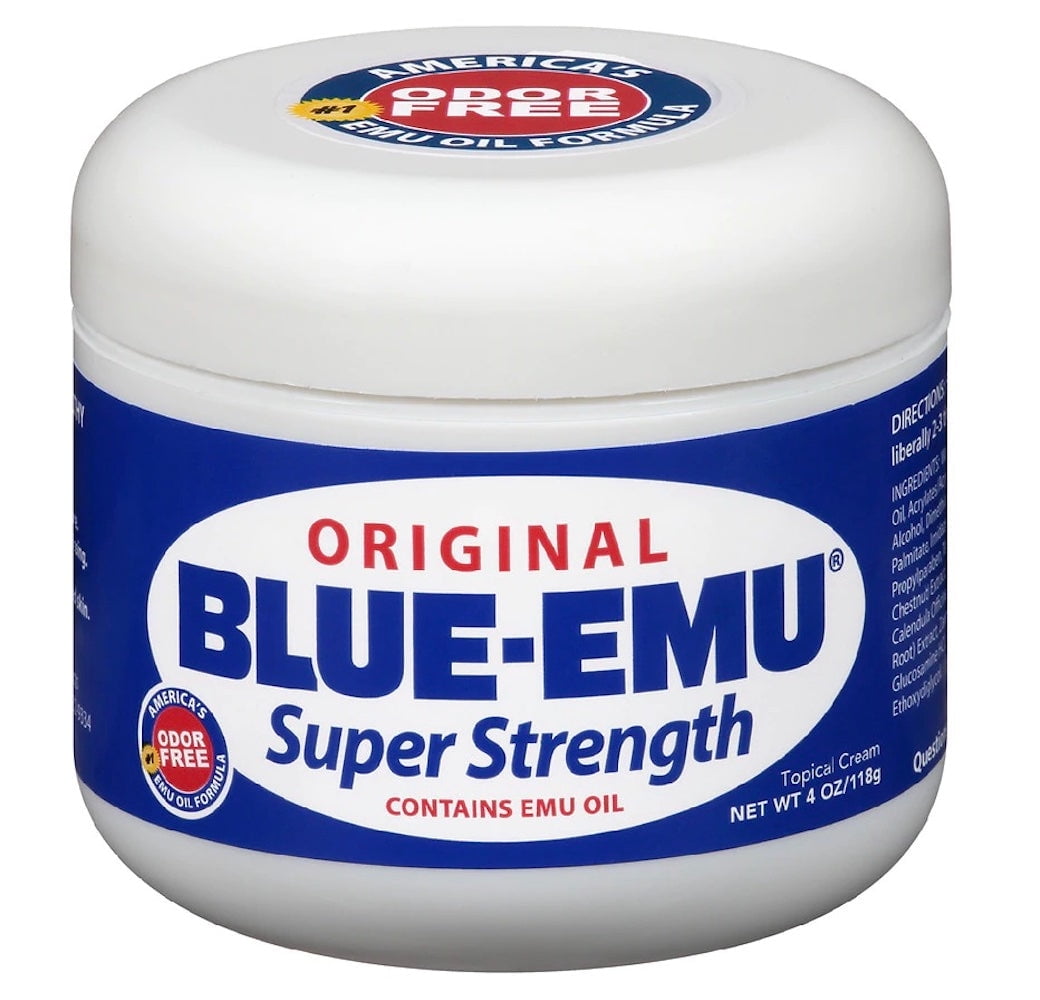 Blue-Emu Super Strength Cream - 4oz - Odor Free, Fast Acting, Deep ...