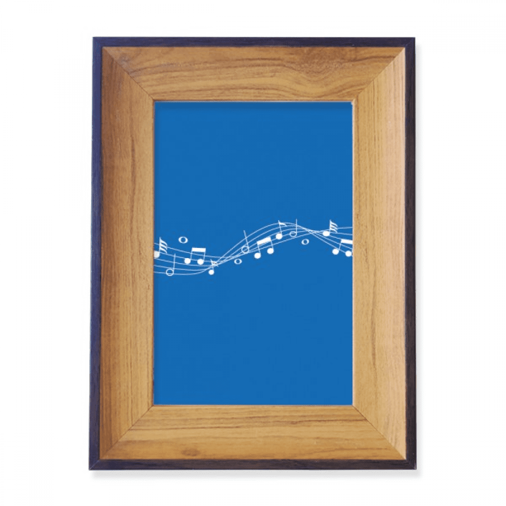 Blue Energetic Music 5-le Staff Photo Frame Exhibition Display Art ...