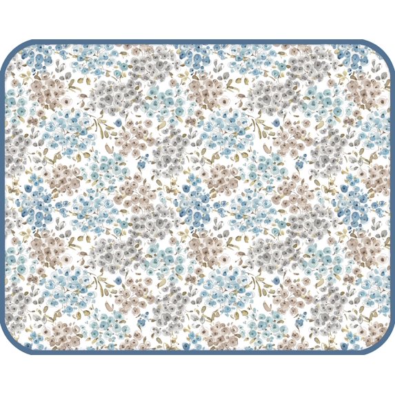 Blue Escape Hydrangeas Kitchen Microfiber Dish Drying Mat - Walmart.com