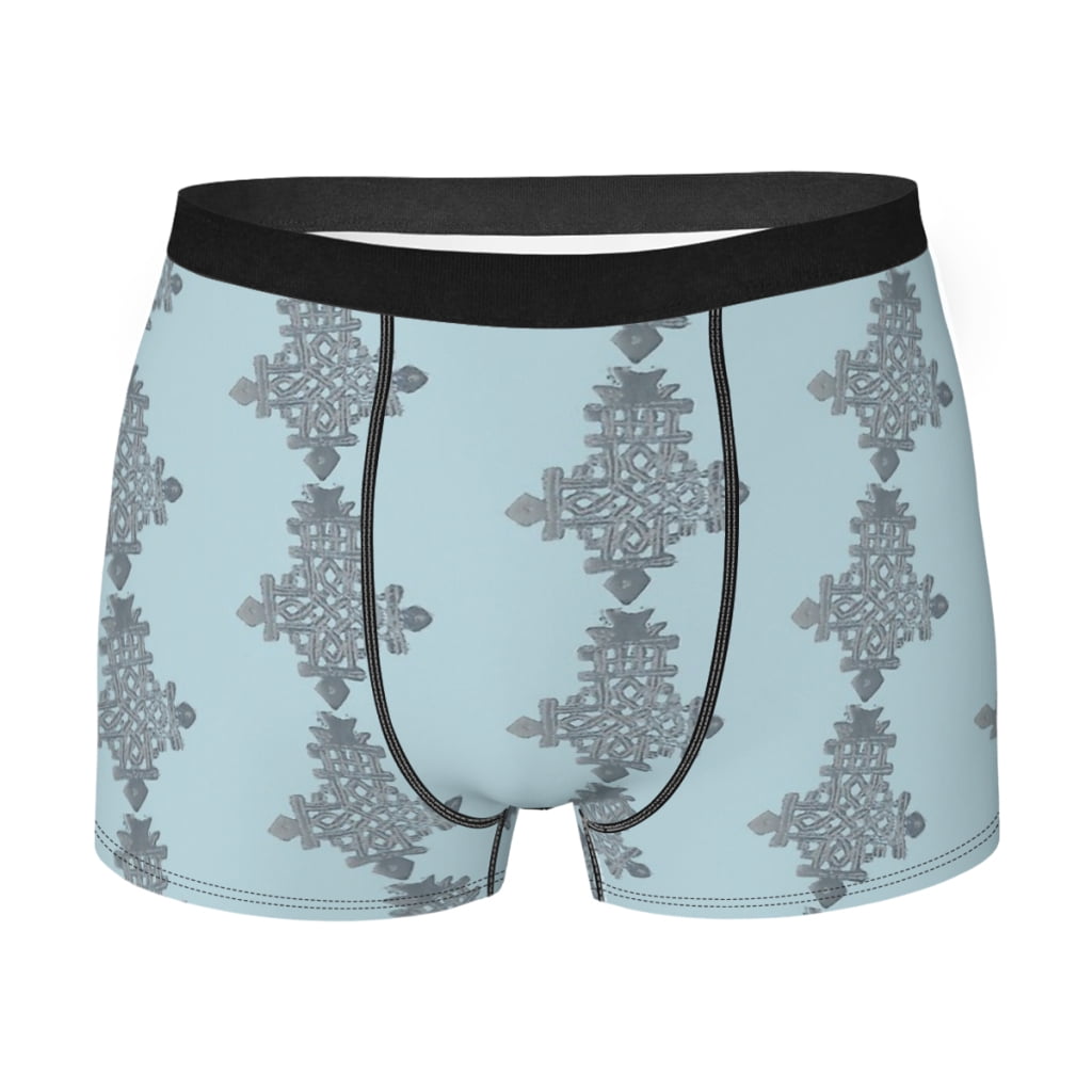 Blue Ethiopian Cross Underpants Homme Panties Man Underwear Ventilate ...