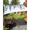 Blue Eucalyptus Leaves Sun Shade Sail 8'X10' Rustic Summer Watercolor ...