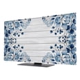 Blue Eucalyptus Leaves TV Cover for 55 Inch Screen,Stretch Fabric ...