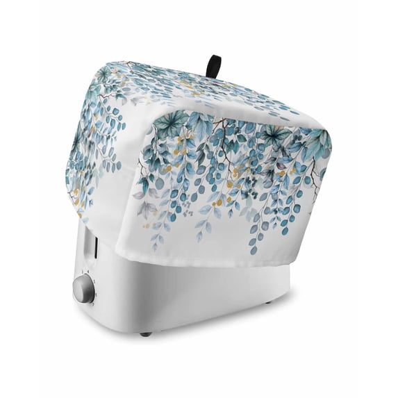Blue Eucalyptus Leaves Toaster Cover 4 Slice, Large Kitchen Appliance ...