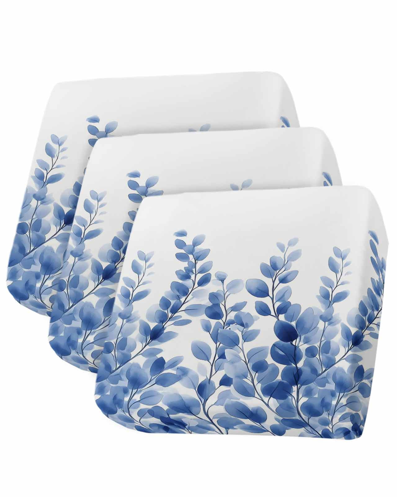 Blue Eucalyptus Sofa Couch Cushion Covers Washable, Removable ...