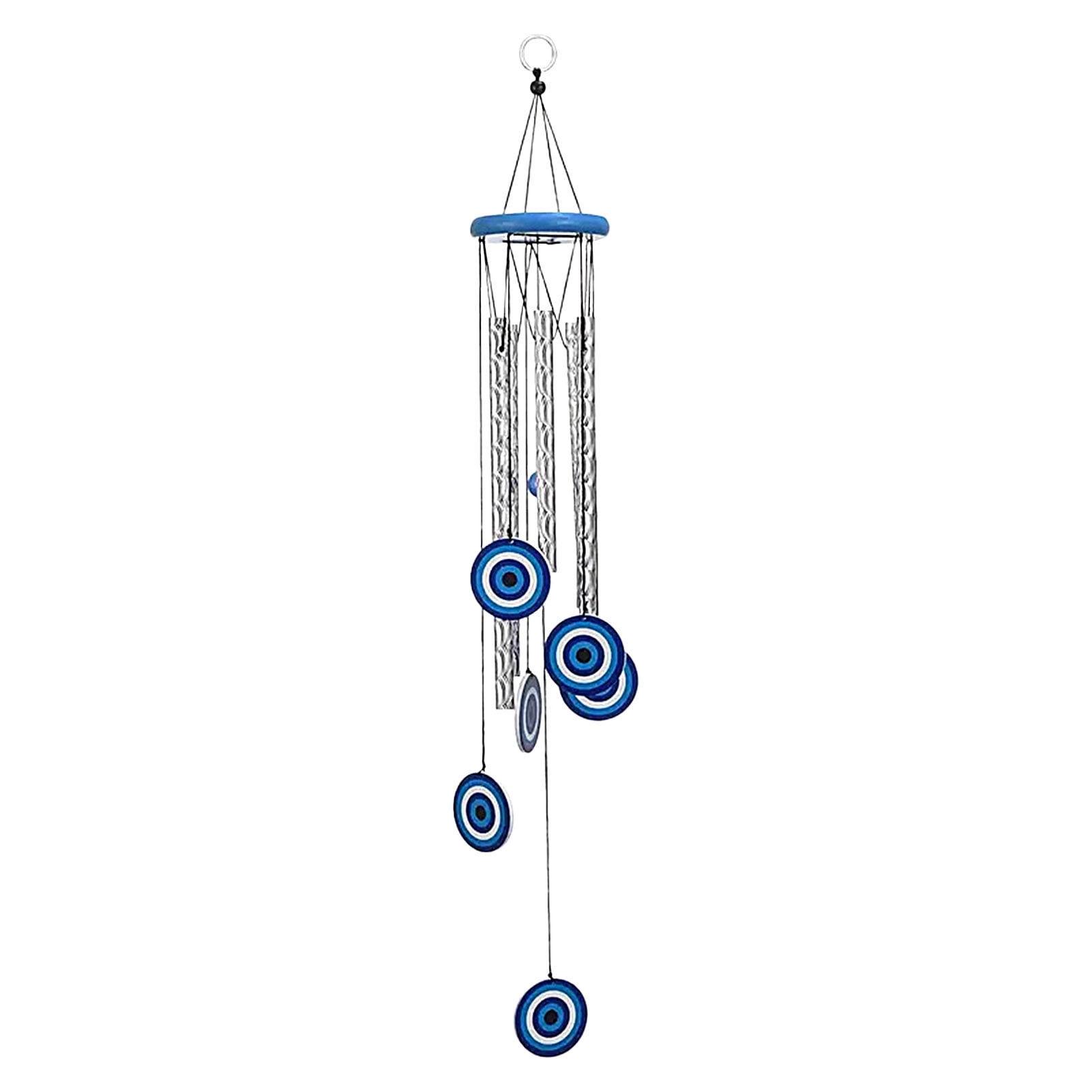 Blue Evil Eye Wind Chime,Hangable Wind Chimes,Unique Evil Eye Blessing ...