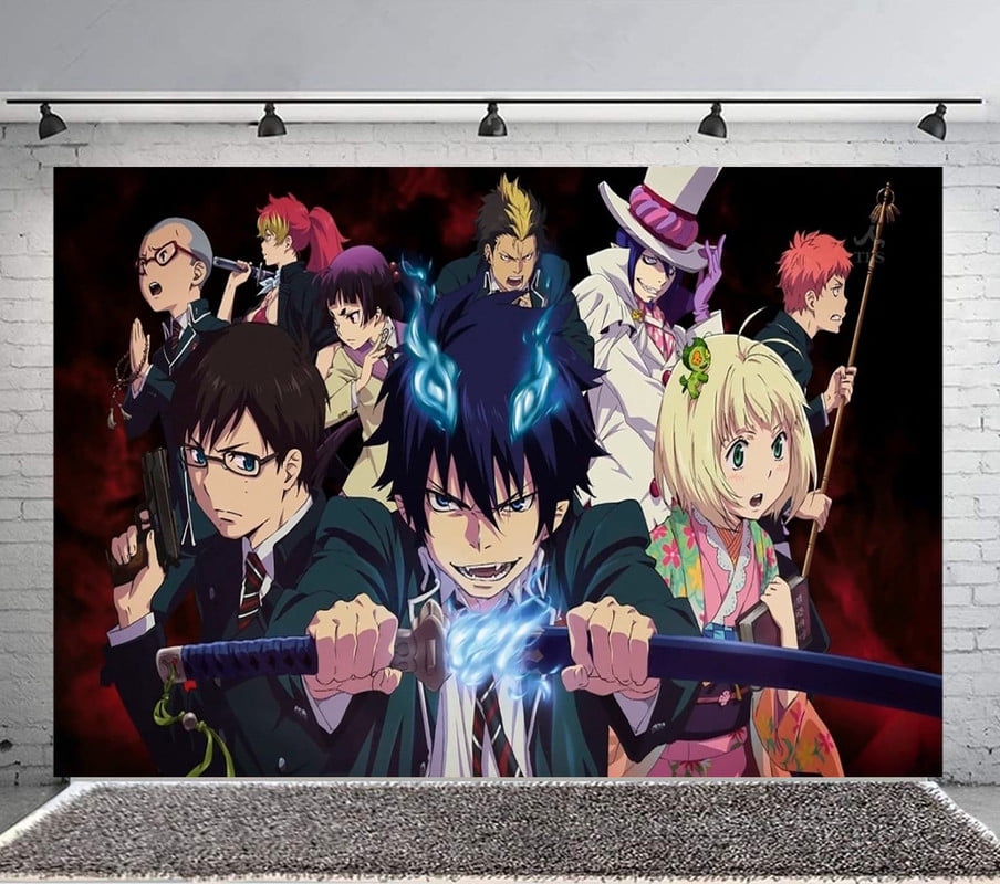 Blue Exorcist Backdrop Banner Party Supplies Poster Movie Theme ...