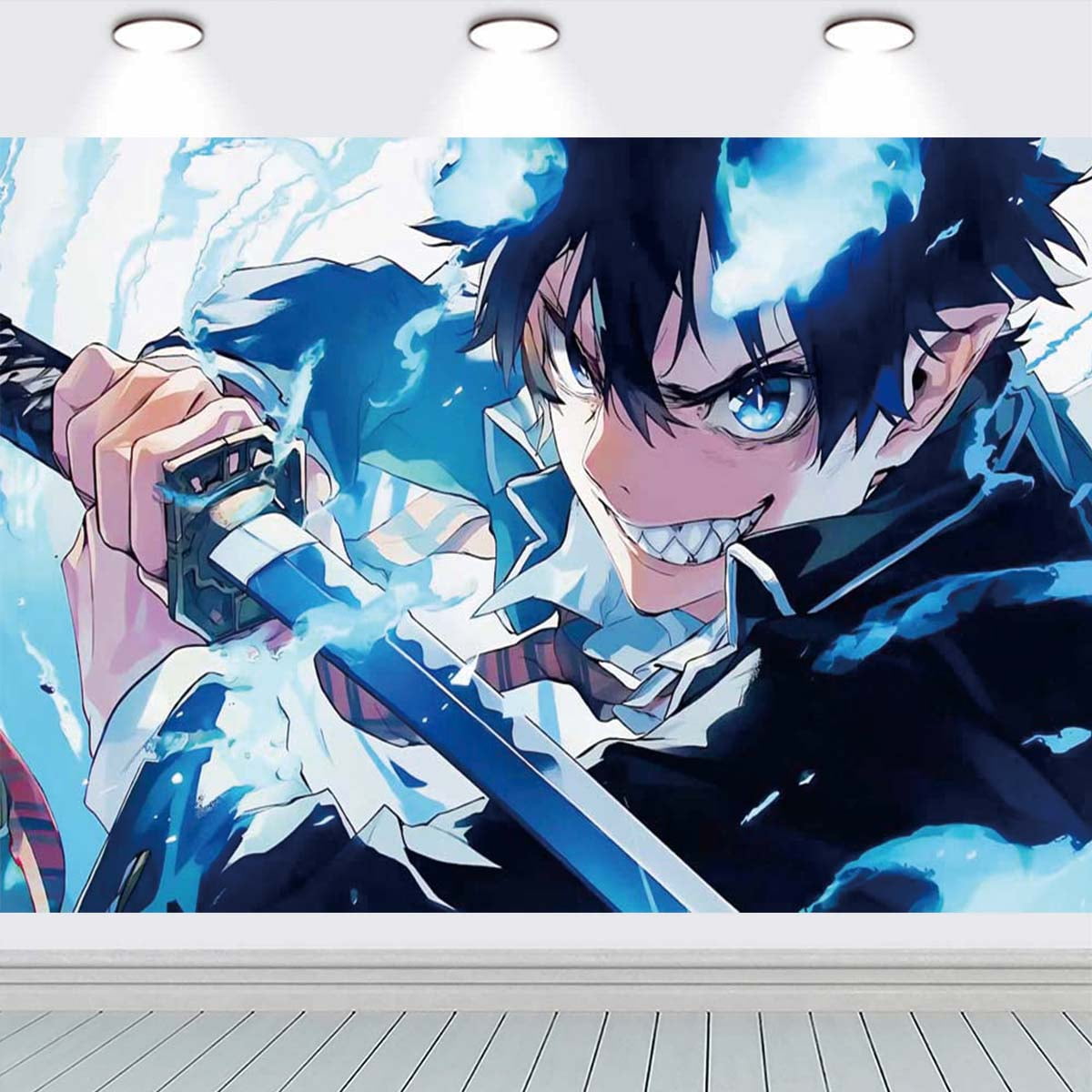 Blue Exorcist Backdrop school Taspestry Wall Decor Banner Party ...