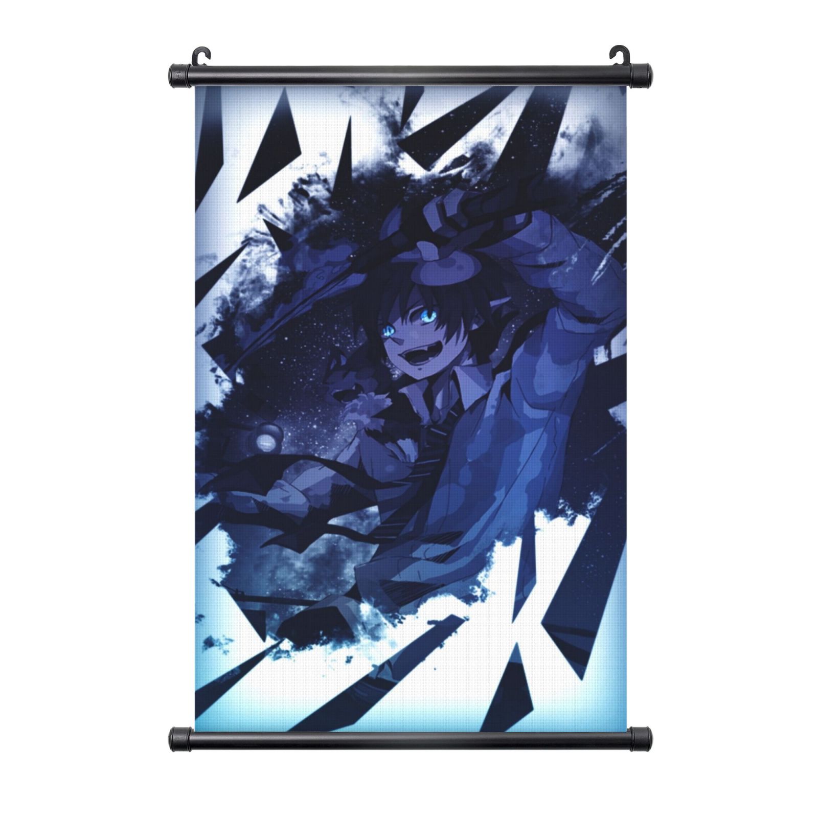 Blue Exorcist Poster Aesthetic Canvas PVC Shaft Wall Art Hanging Hanger ...