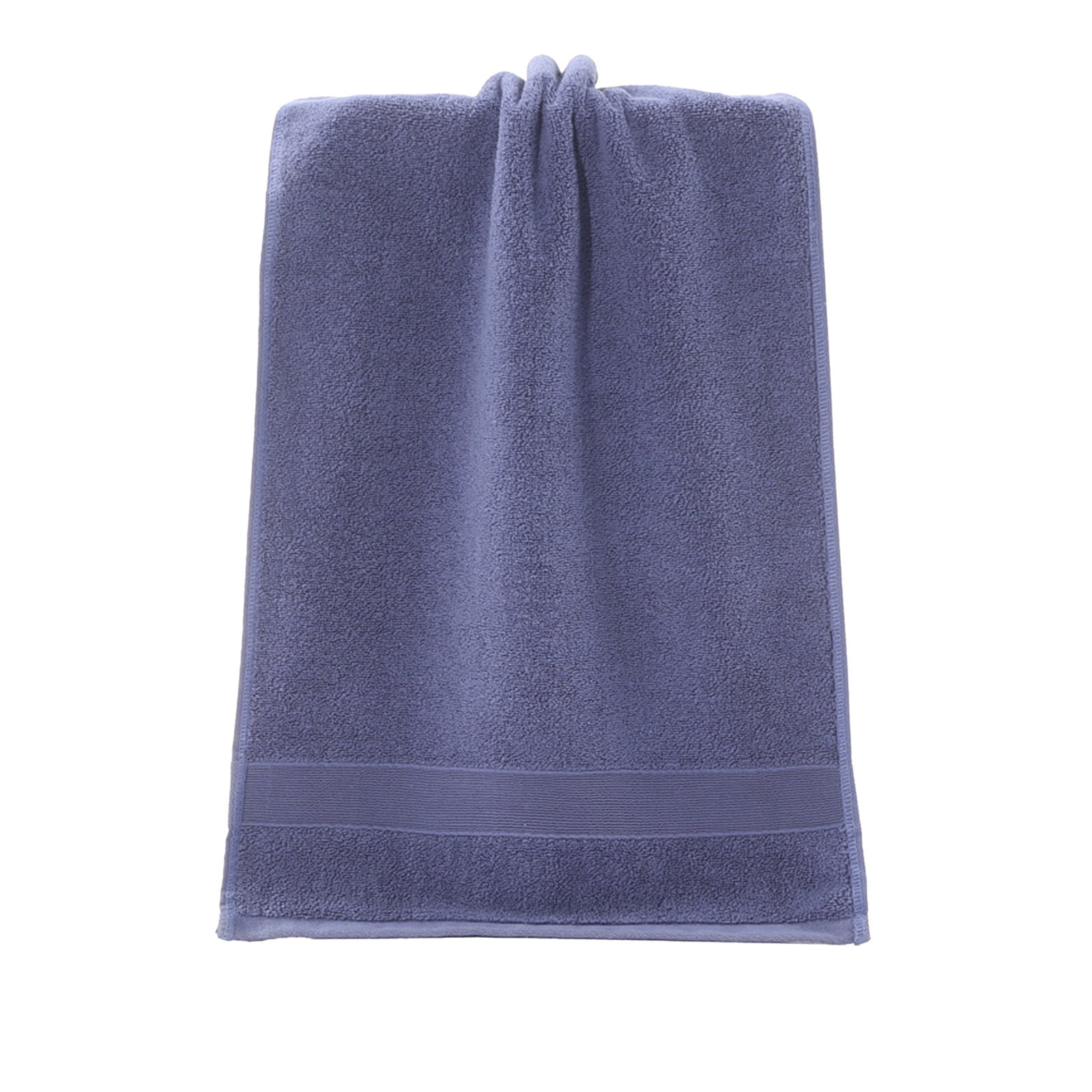 Blue Extra Large Bath Towel Made Of Pure Cotton Super Soft And Highly ...