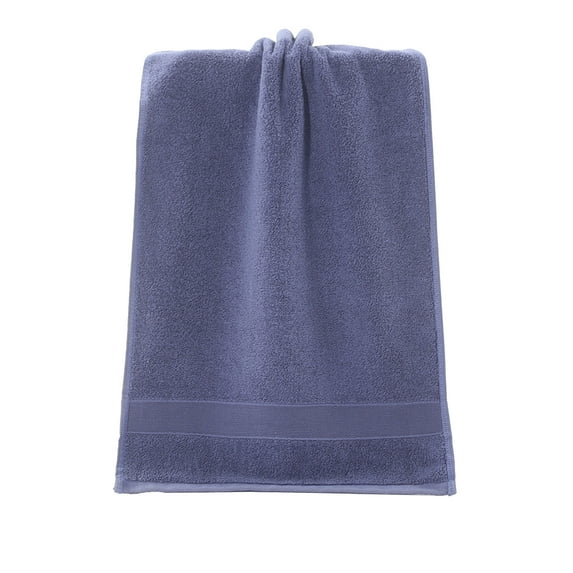 Blue Extra Large Bath Towel Made Of Pure Cotton Super Soft And Highly ...