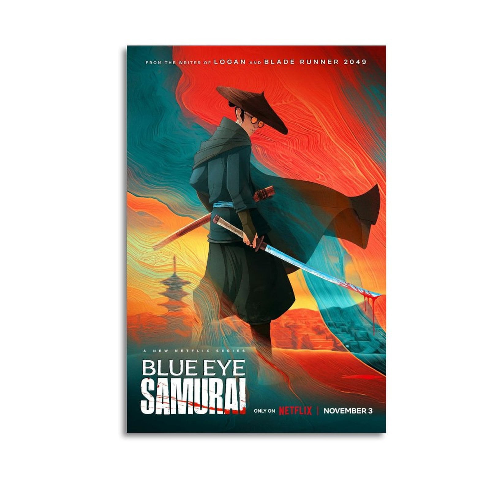 Blue Eye Samurai Comics Canvas Wall Art Posters and Prints Room ...