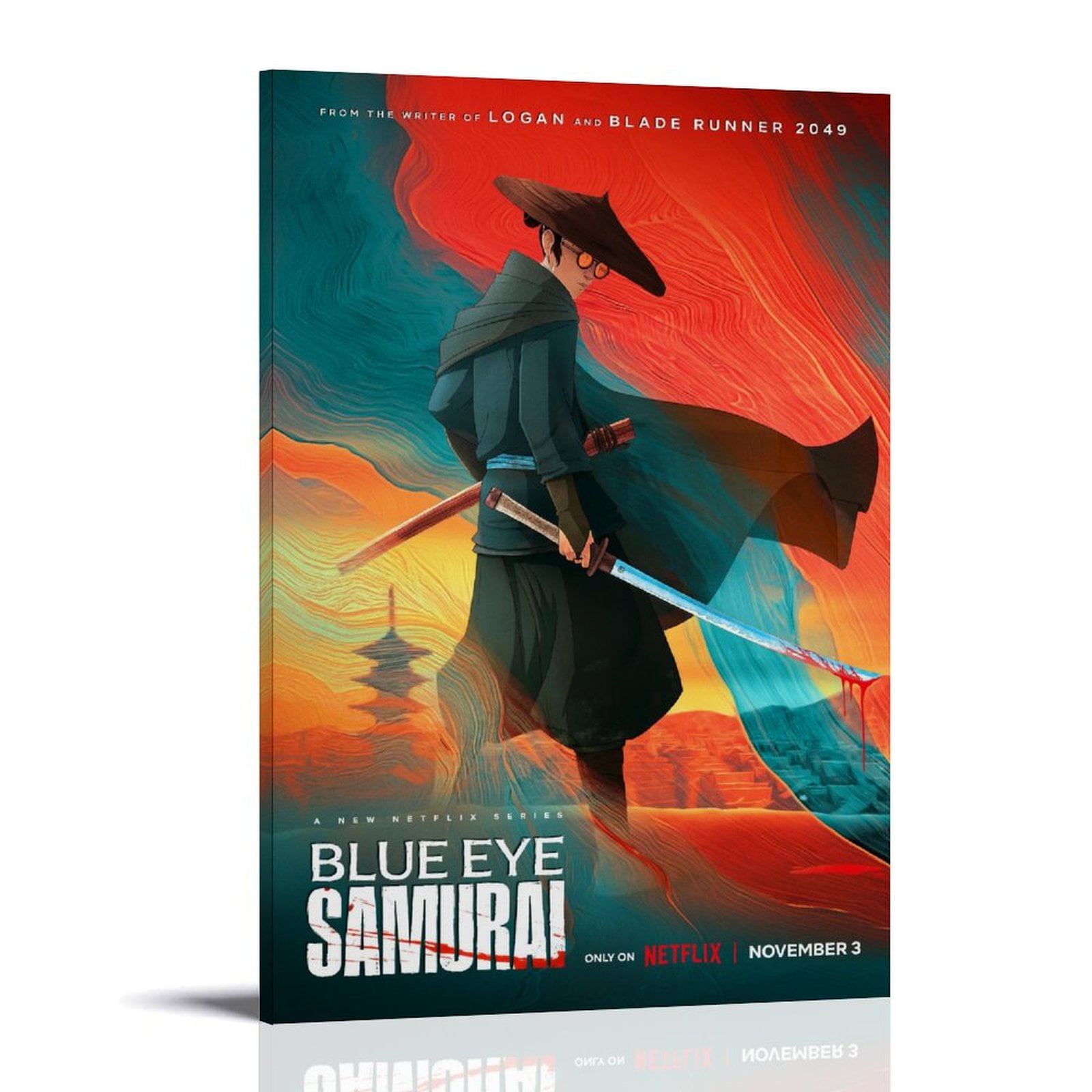 Blue Eye Samurai Comics Poster Painting Vintage Poster Picture Print ...