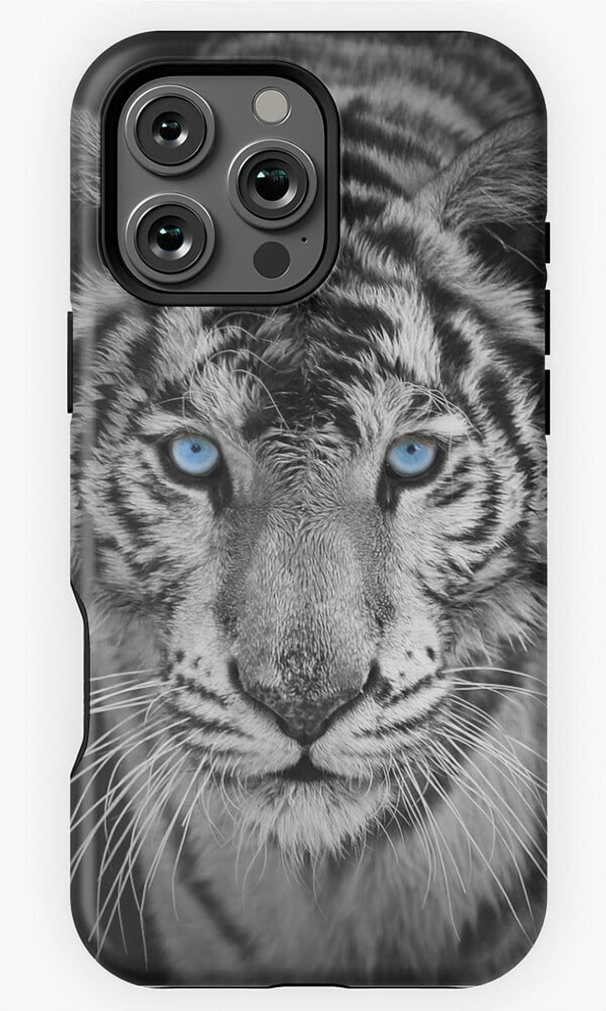 Blue Eyed Bengal Tiger Animal Art Phone Case Compatible with iPhone 11 ...