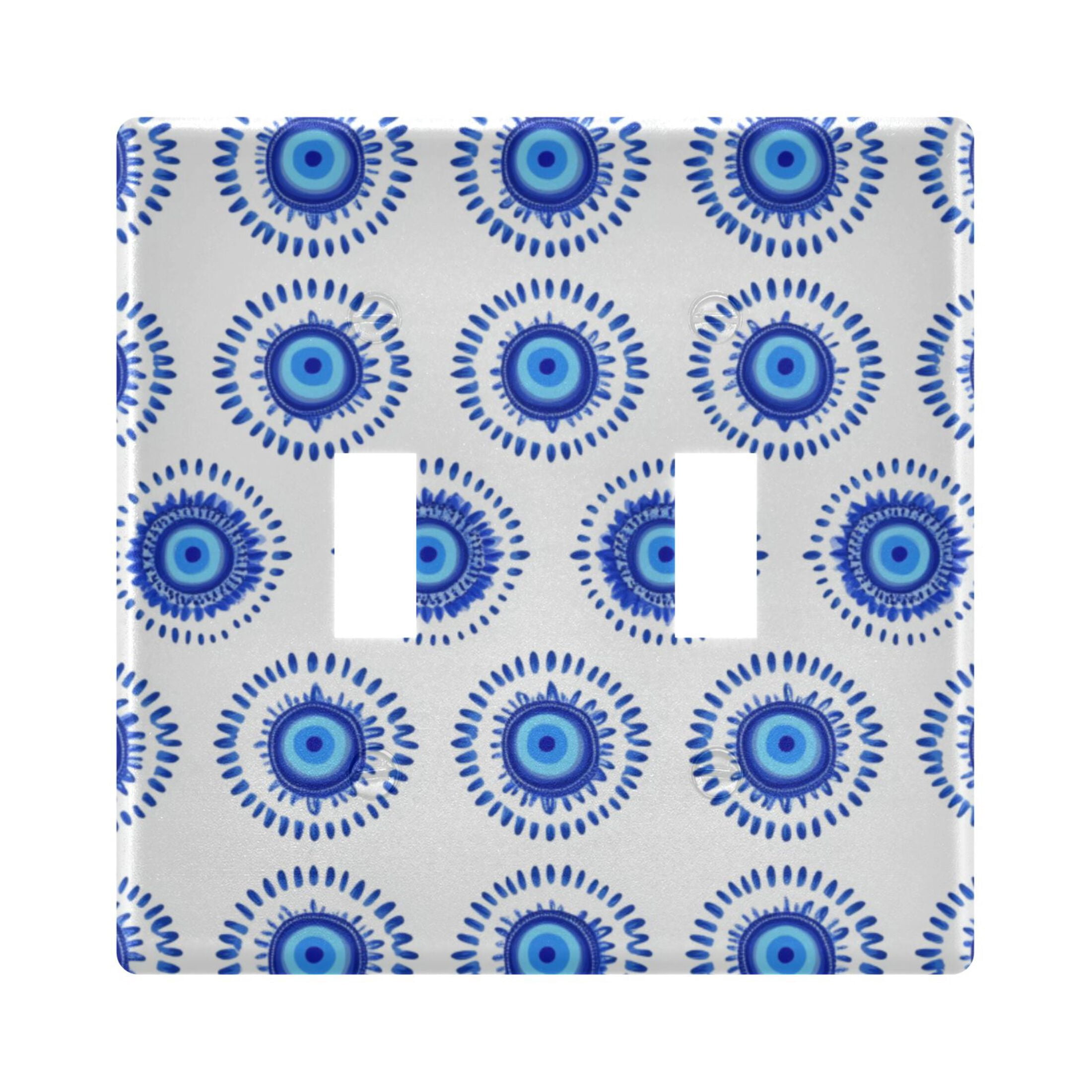 Blue Eyes Light Switch Cover Electrical Outlet Cover Replaceable Wall ...