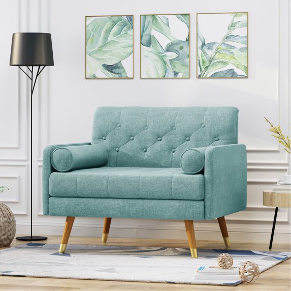 Blue Fabric Club Chair+Plush Appearance”-“Living Room Seating+Create ...