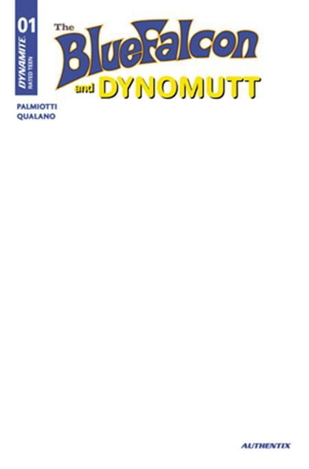 Blue Falcon & Dynomutt #1 Cvr I Blank Authentix Var DYNAMITE ...