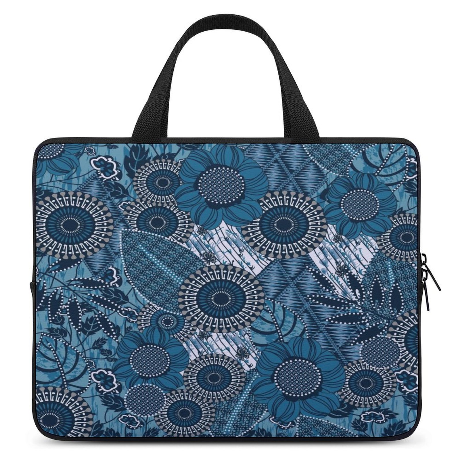 Blue Fashion Pattern Laptop Bag Women Man 10 12 13 15 17 Inch Office ...