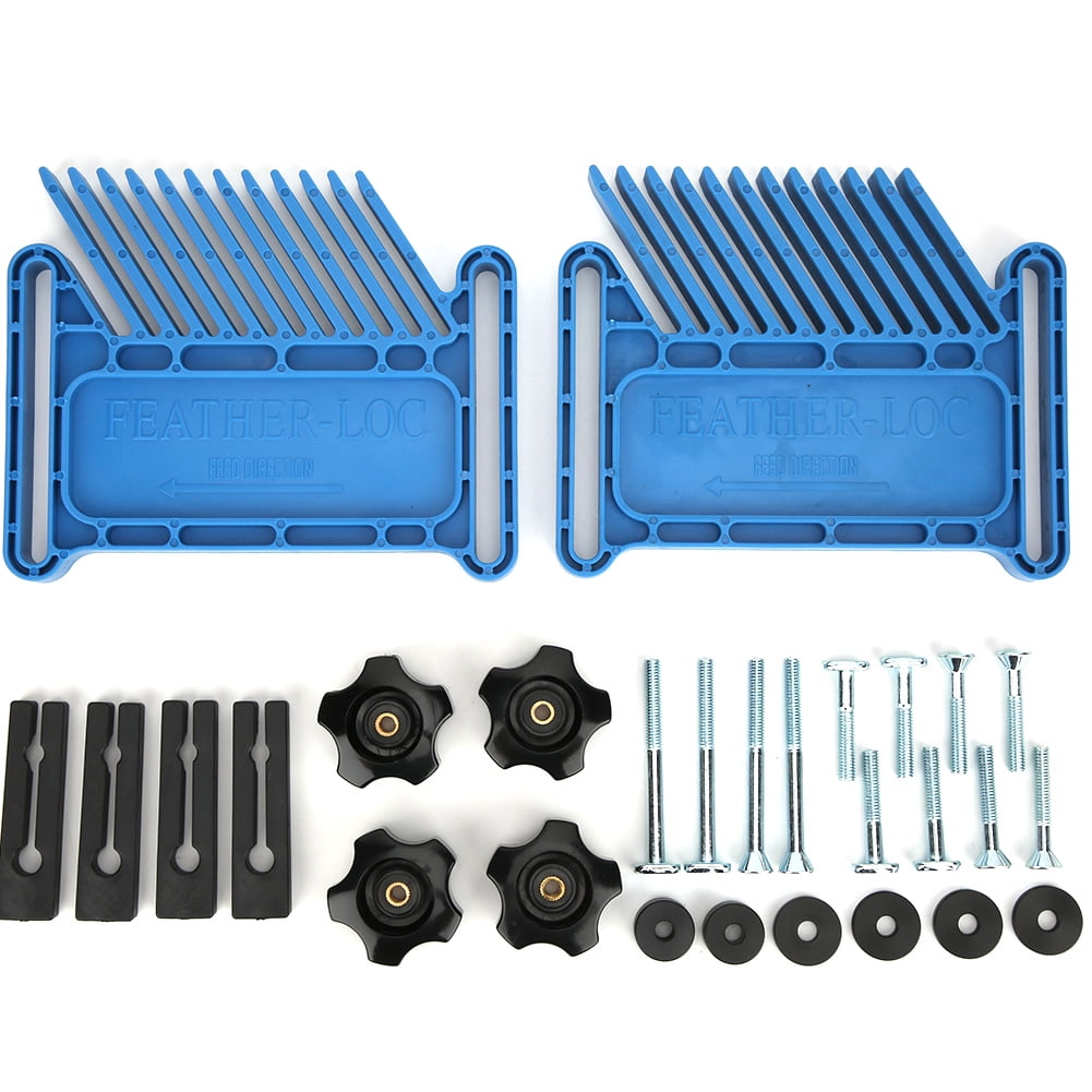 Blue Featherboard for Woodworking, B Style Inverted Square & Chamfer ...