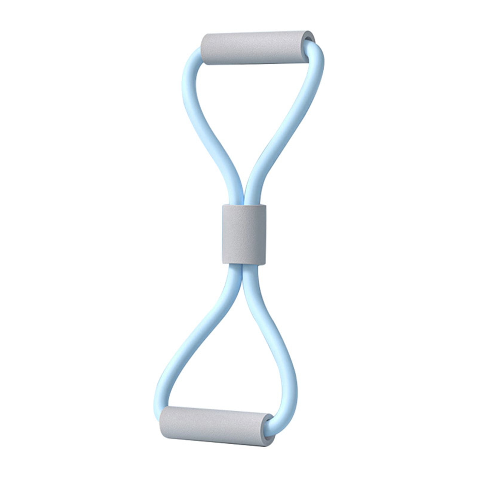 Blue Figure 8 Fitness Resistance Bands with Handles - 8 Shaped ...
