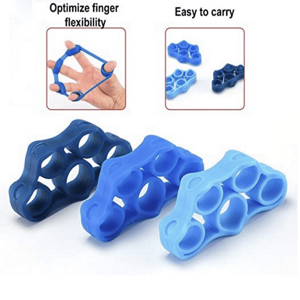 Blue Finger Exerciser Strengthener Wrist Forearm Grip Trainer ...