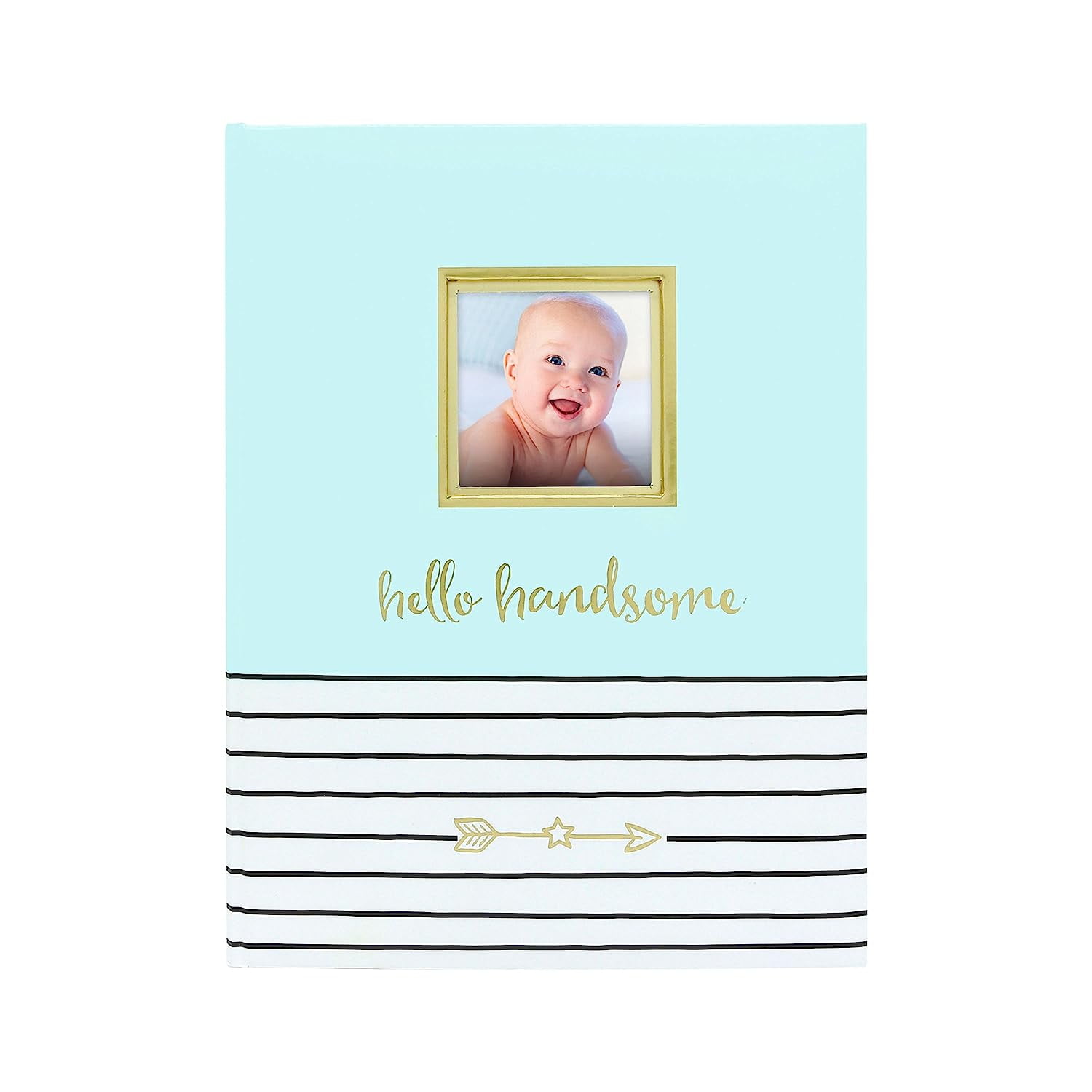 Blue First 5 Years Keepsake Memory Book for Baby Boy, Record Every ...