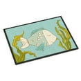 Blue Fish Door Mat - Walmart.com