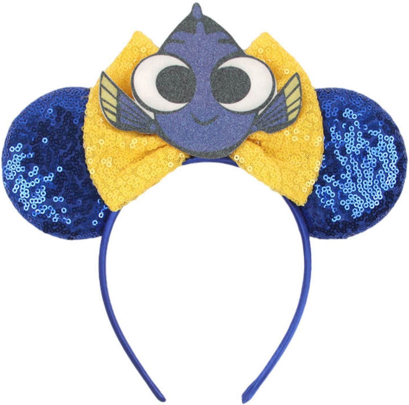 Blue Fish Inspired Minnie Ears, Fish Mickey Ears, Fish Ears, Fish Ears ...