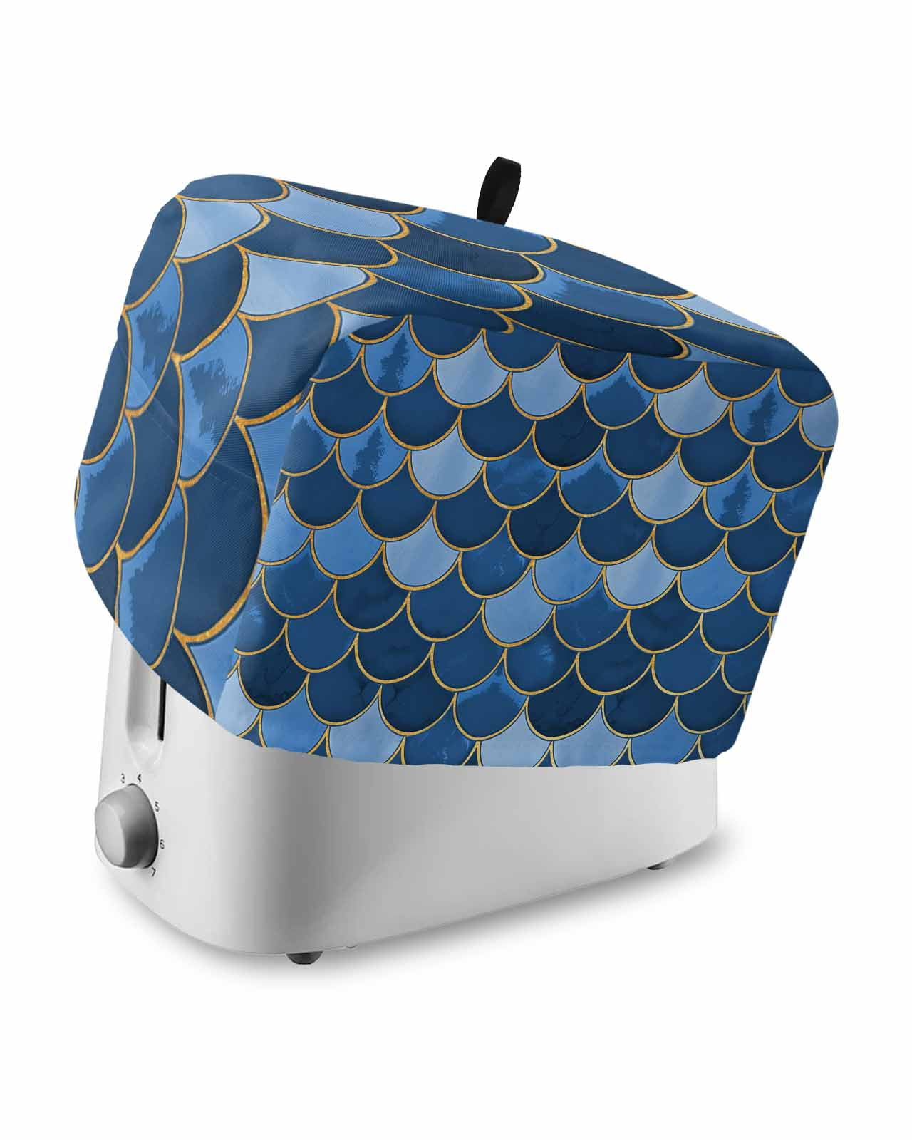 Blue Fish Scale Toaster Cover 2 Slice, Small Kitchen Appliance Covers ...