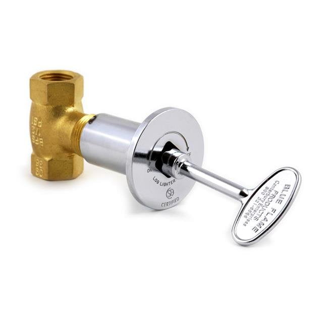 Blue Flame 0.5 in. 3 Step Multifunctional Straight Valve - Polished ...