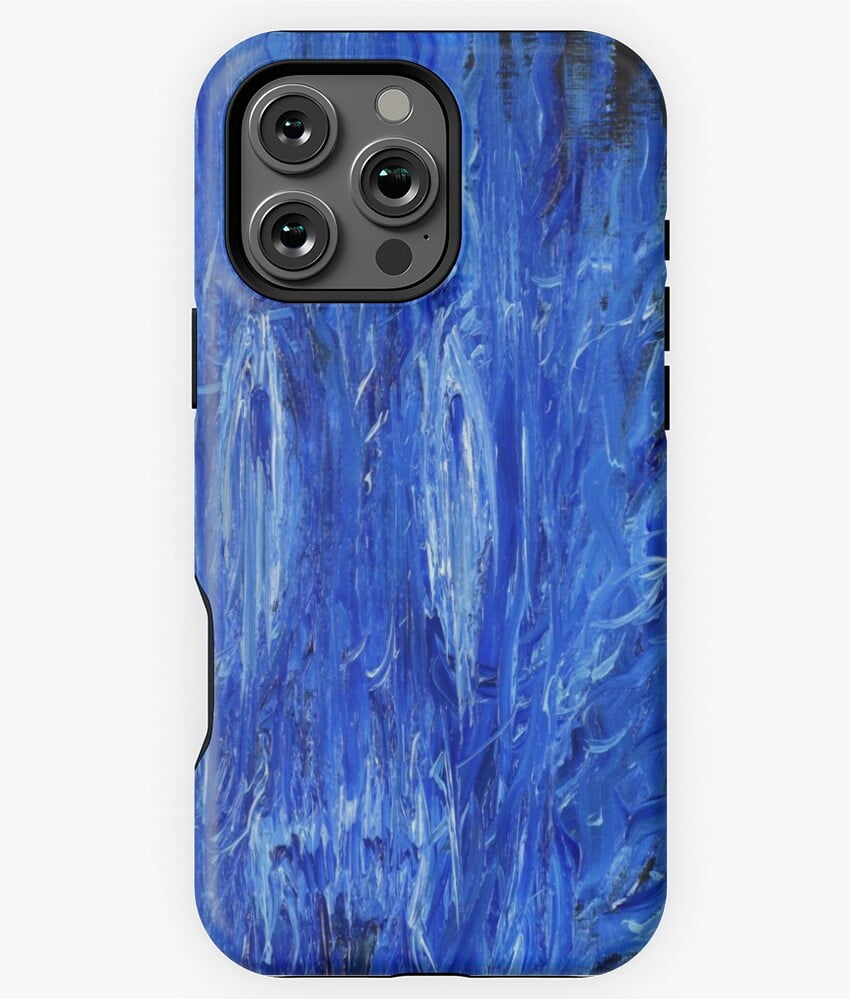 Blue Flame Fire Design Phone Case for iPhone 16 15 14 13 12 11 Pro Max ...