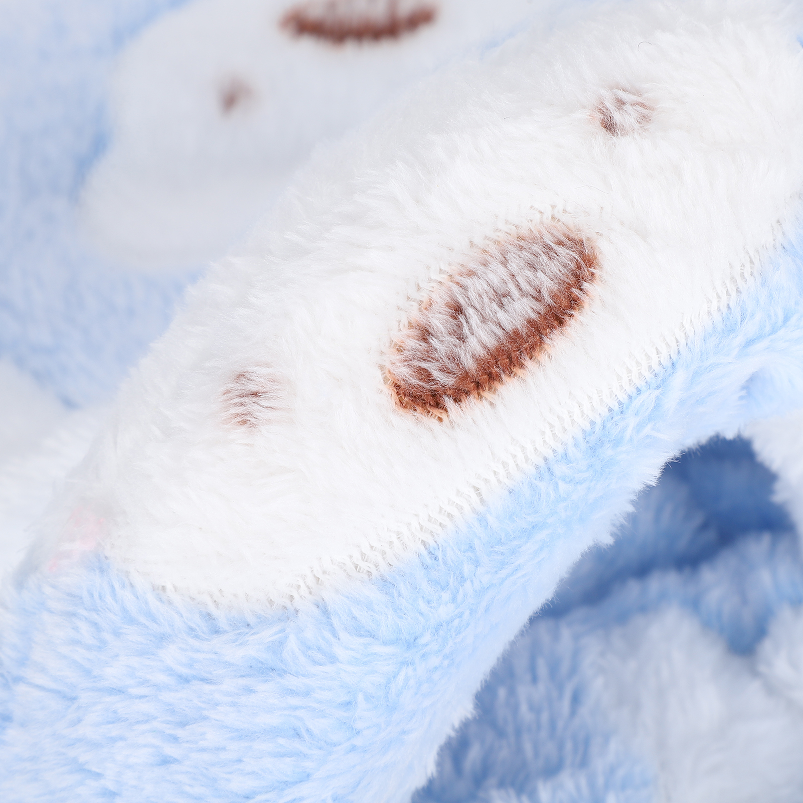 Blue Flannel Small Pet Winter Sleeping Bed with Pad for Hamster Guinea ...