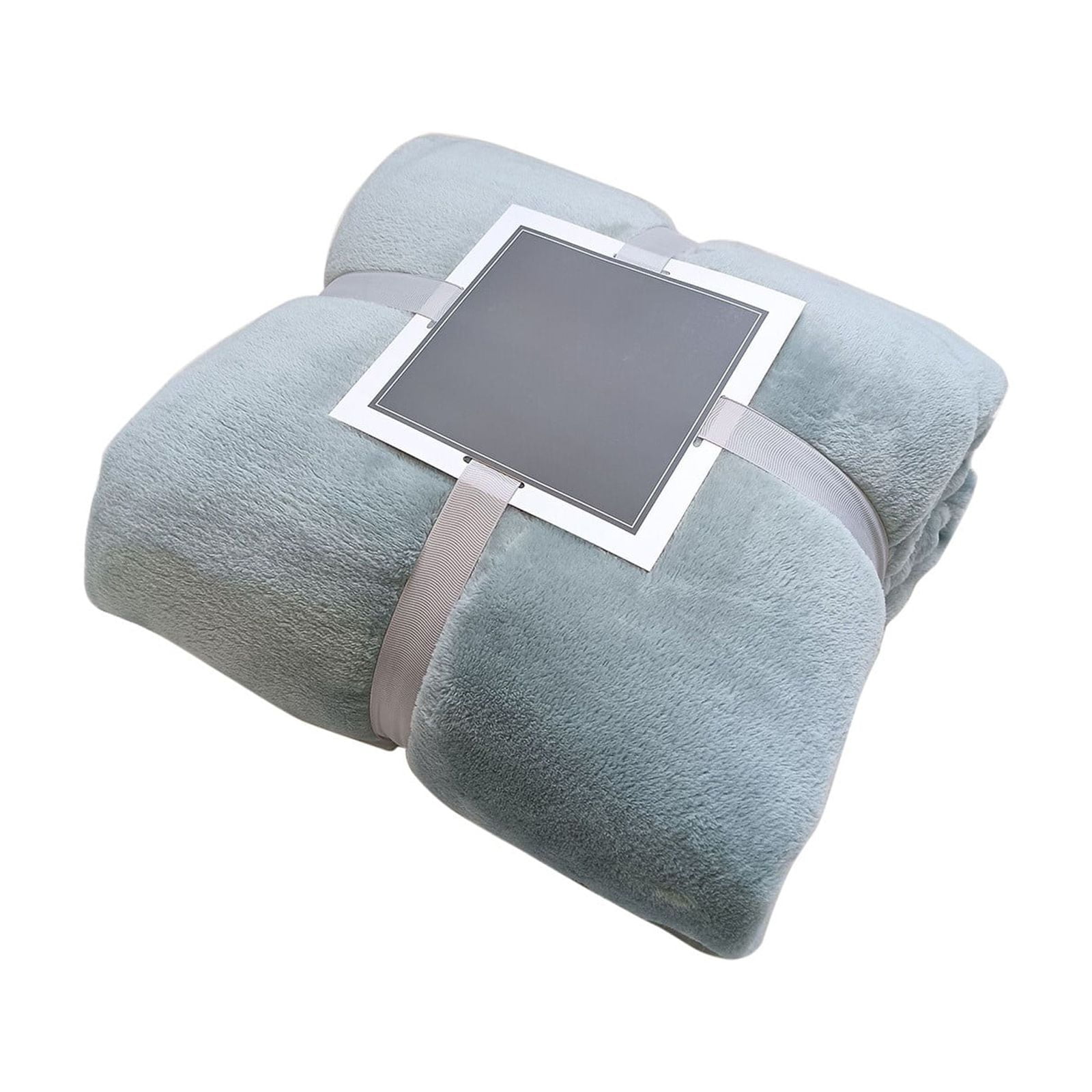 Blue Flannel Sofa Blanket Throw Cover For Winter Warm Cozy Decorative ...
