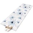 Blue Floral Kitchen Runner Rug 2x6 Washable Runners for Hallway Non ...