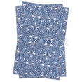 Blue Flower Deer Kitchen Towels Set of 2, Water Absorbent Dish Towel ...
