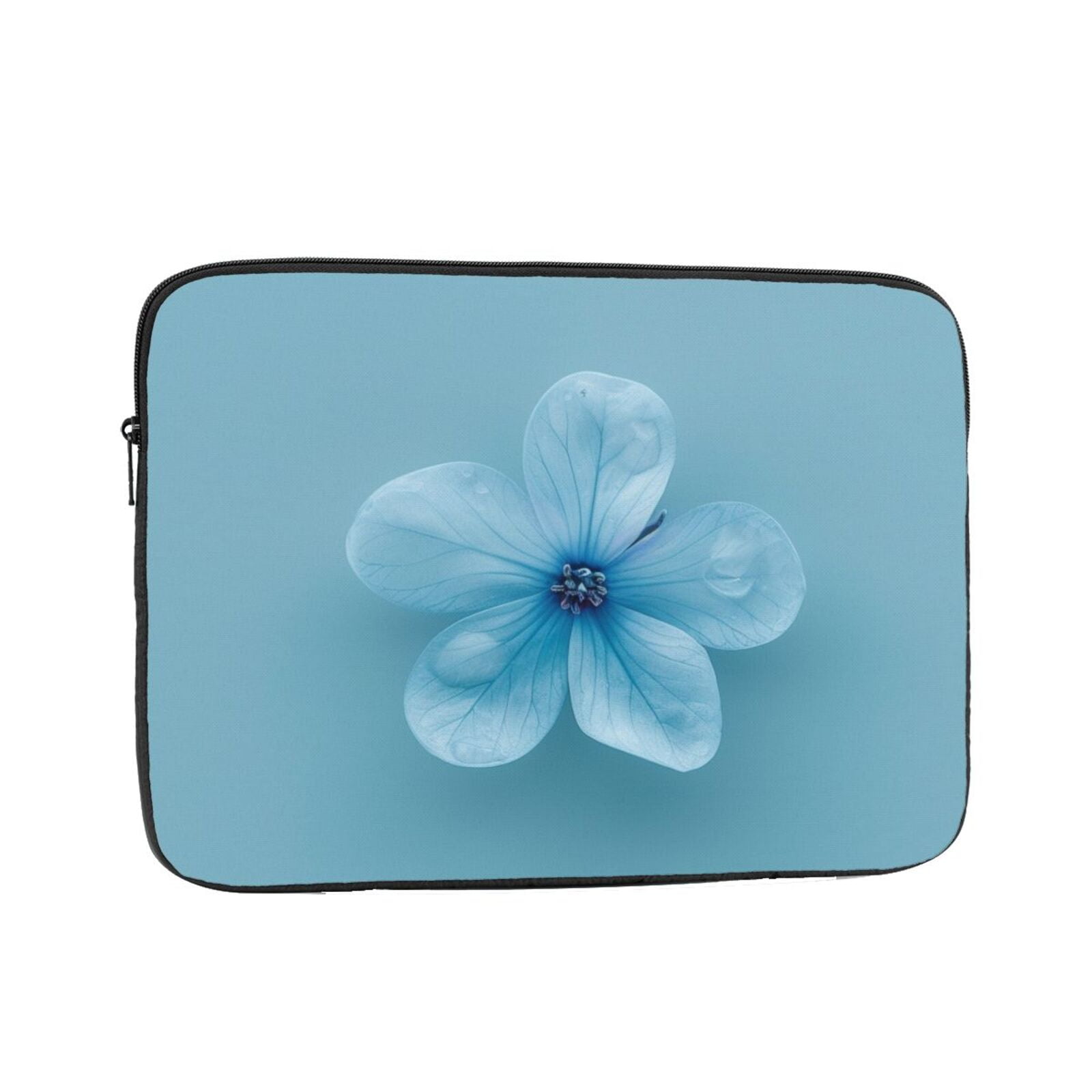 Blue Flower Laptop Sleeve Bag Compatible With MacBook Air / Pro iPad ...