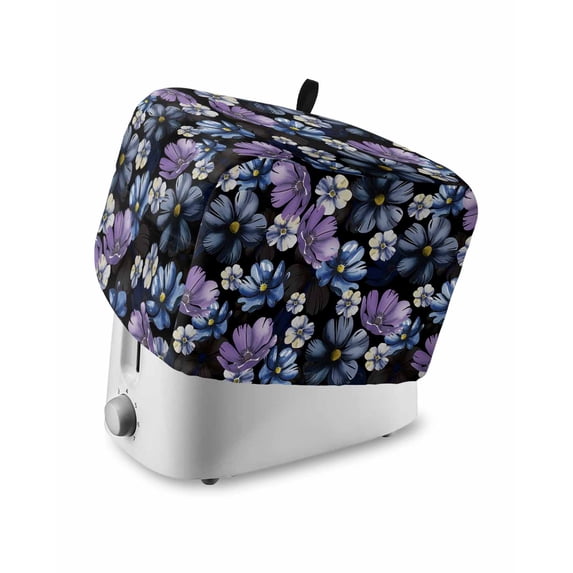 Blue Flower Small Toaster Cover 2 Slice, Kitchen Appliance Covers ...