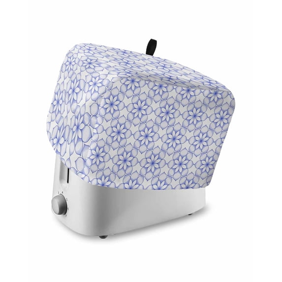 Blue Flower Small Toaster Cover 2 Slice, Kitchen Appliance Covers ...