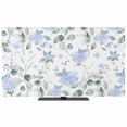 Blue Flower TV Dust Cover,Stretchable TV Screen Desktop Computer ...