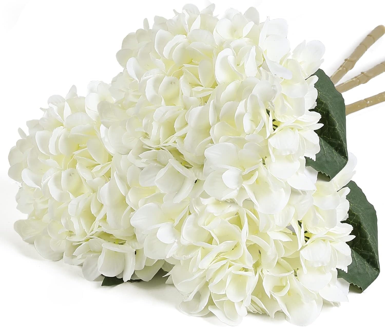 Blue Flowers Silk Hydrangea Artificial Flowers Realistic Hydrangea ...