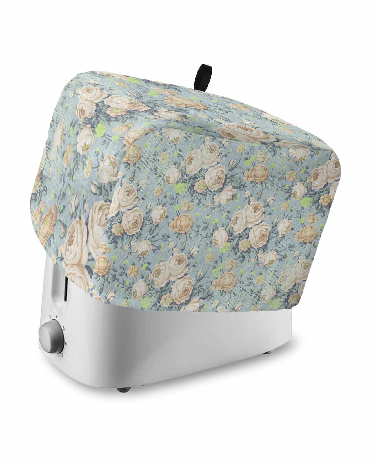 Blue Flowers Small Toaster Cover 2 Slice, Kitchen Appliance Covers ...