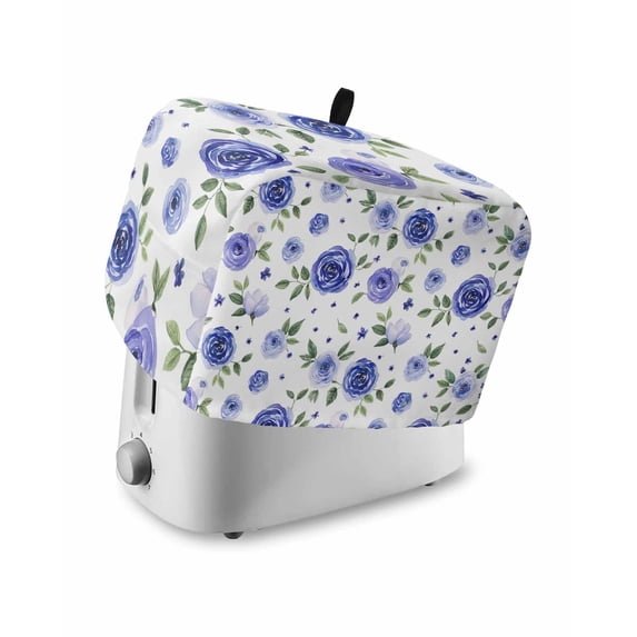 Blue Flowers Toaster Cover 2 Slice, Small Kitchen Appliance Covers ...