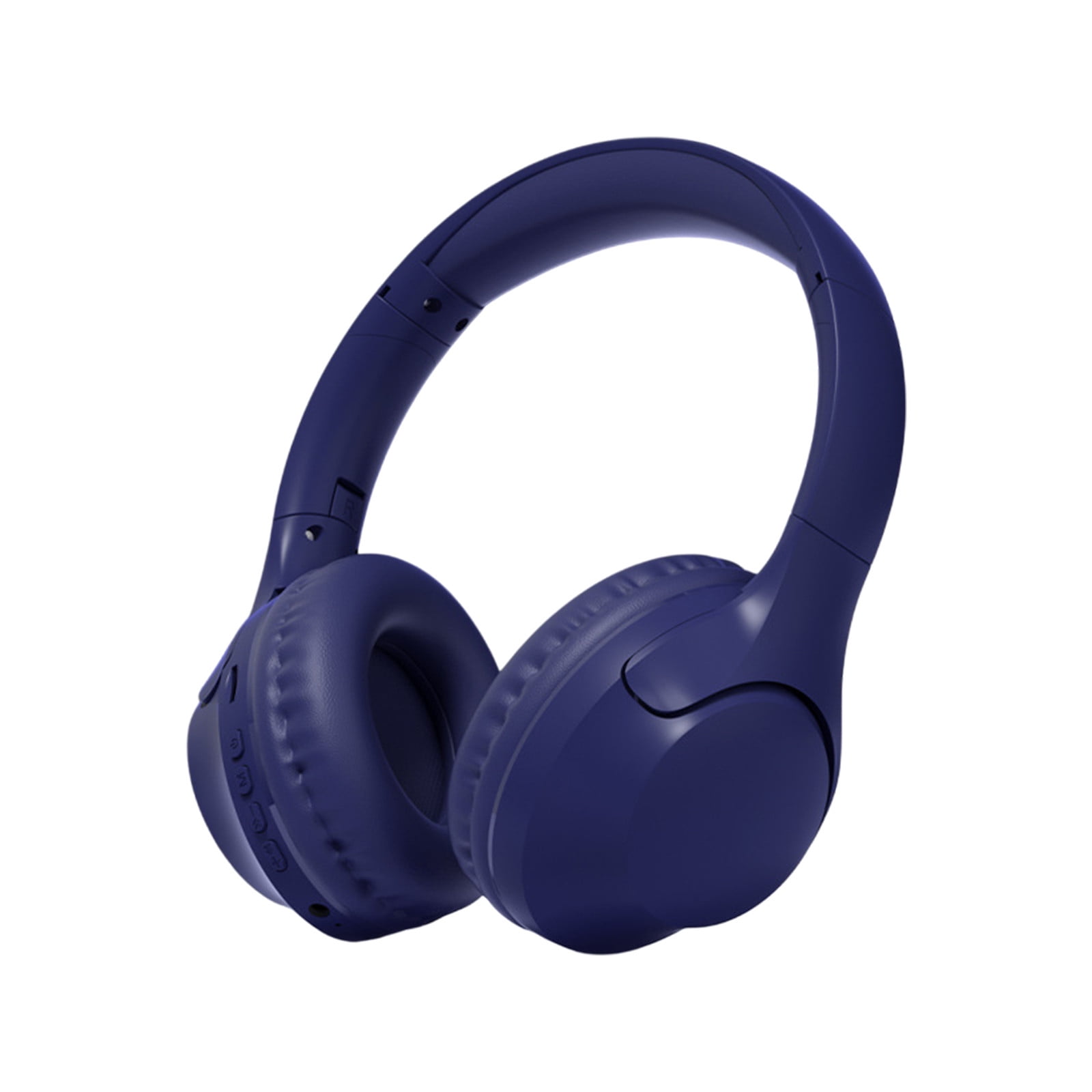 Blue Foldable Bluetooth Headphones Wireless And Wired Dual Mode Soft ...