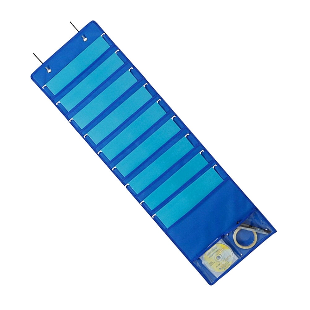 Blue Folder Wall File Holders File Folder Organizer Wall Document ...