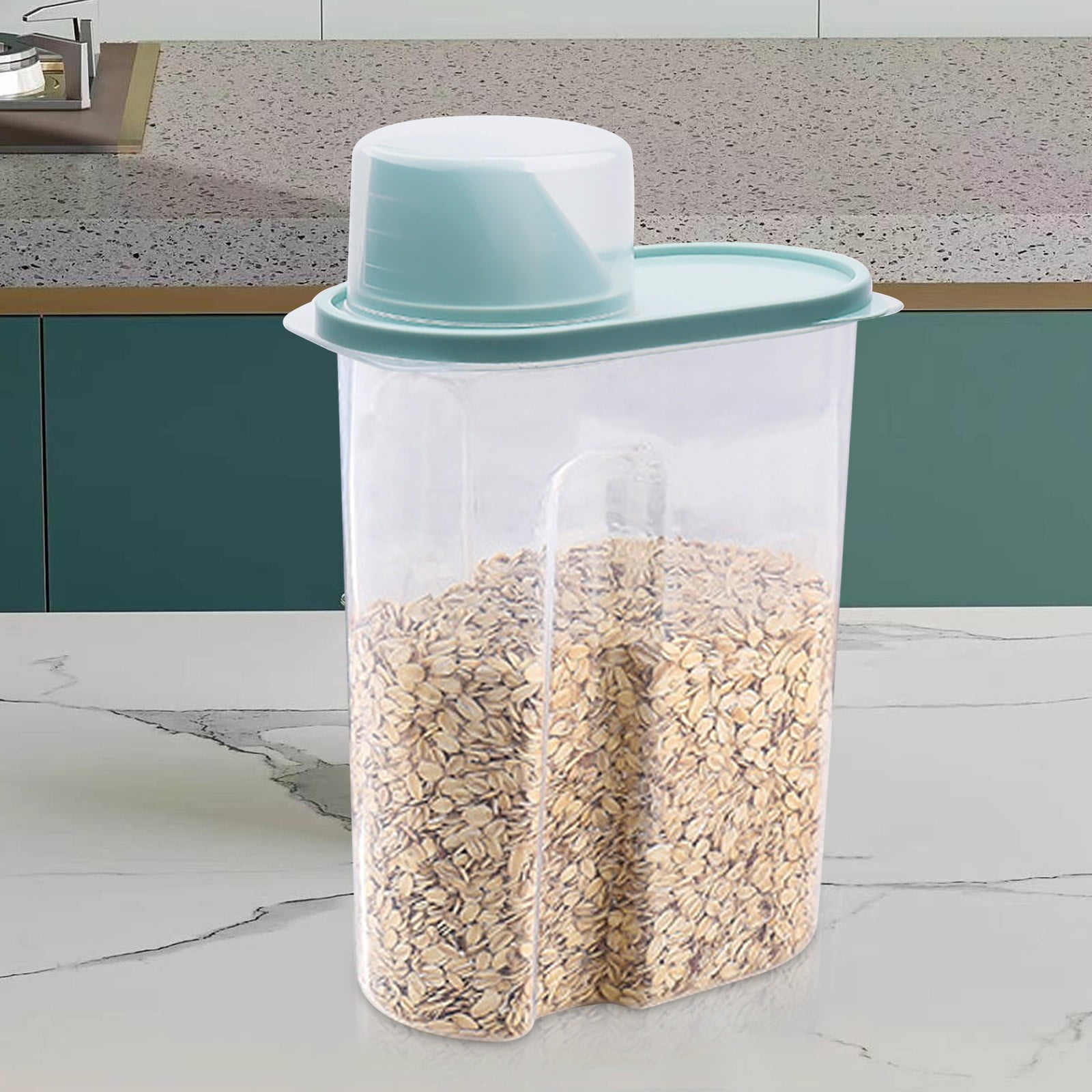 Blue Food Storage Bags 2.5L Kitchen Multi Grain Storage Tank Food Dry ...