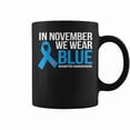 Blue For November Diabetes Awareness Month Blue Ribbon Coffee Mugs ...