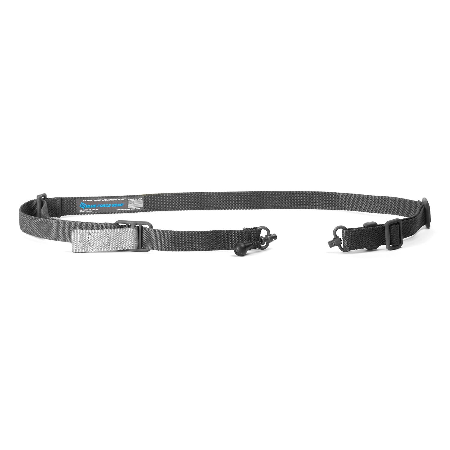 Blue Force Gear Vickers 221 Sling, Black, RED Swivel, Adjustable ...