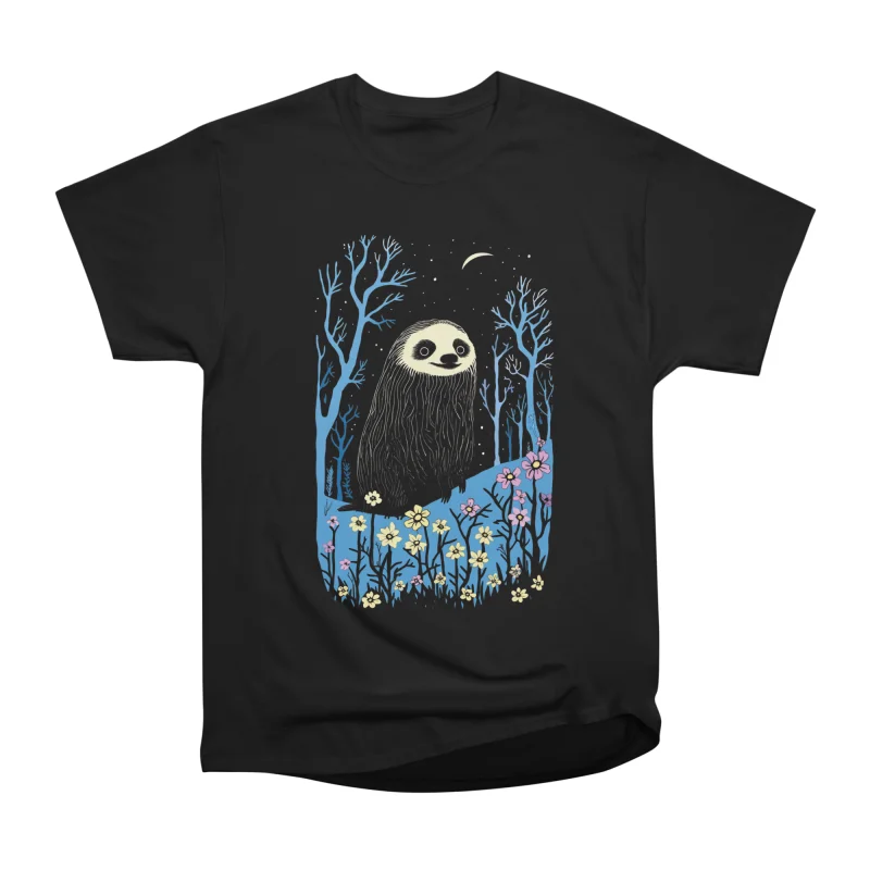 Blue Forest Sloth T-Shirt Tee Gift For Him Merch For Her Apparel For ...